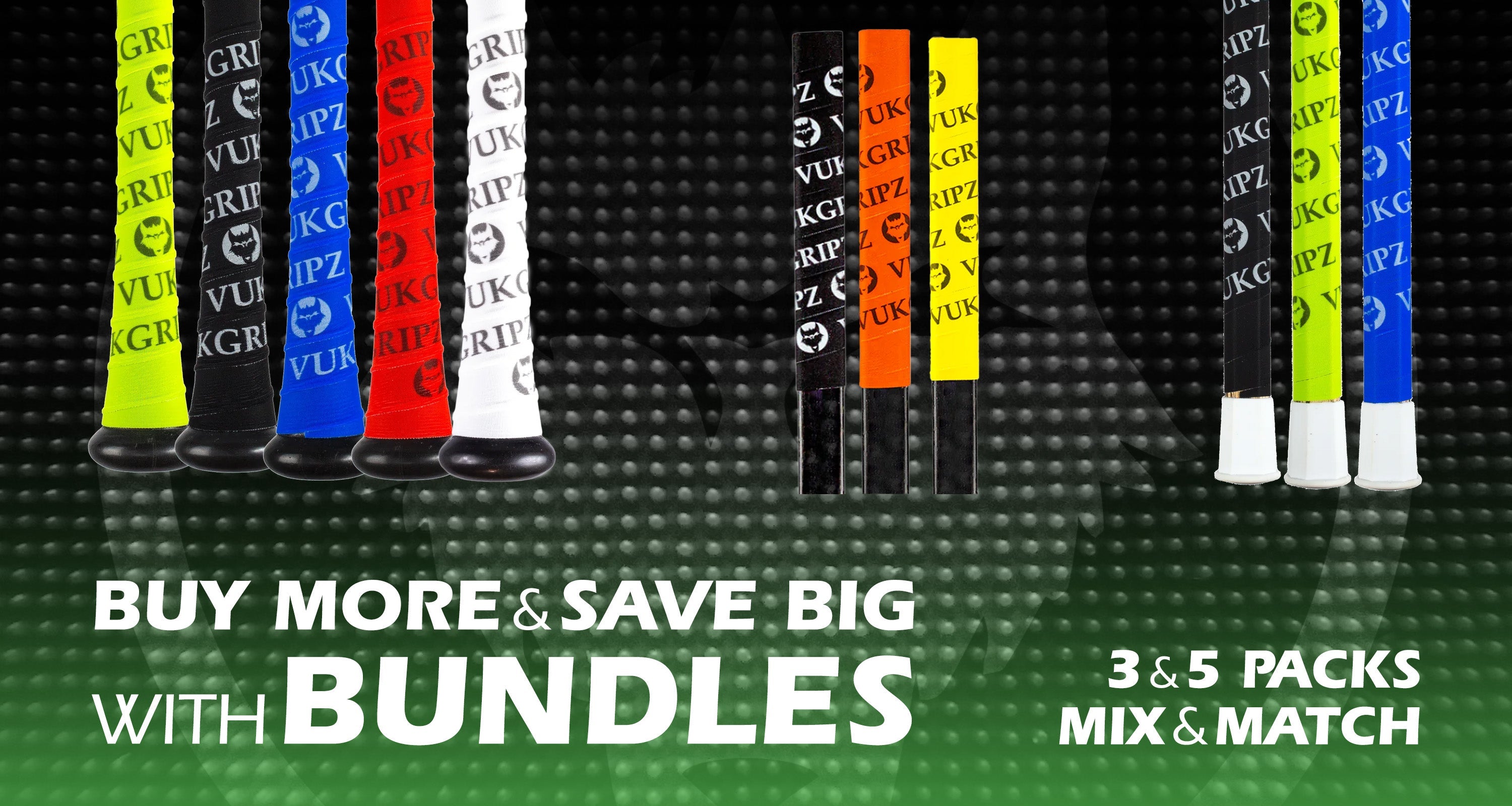 Grip Tape Bundles - Buy More, SAVE BIG | Bat Grip, Hockey Tape, & More ...