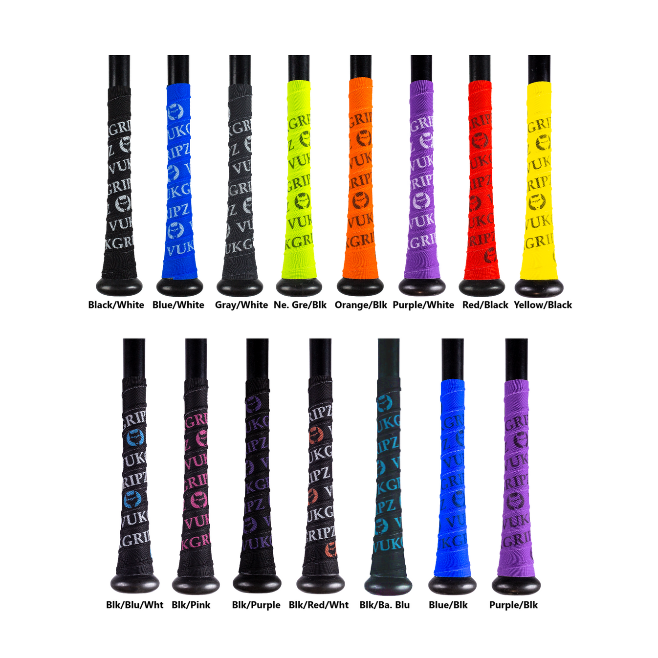 3-Pack Legacy Bat Grip Tape Bundle – VukGripz